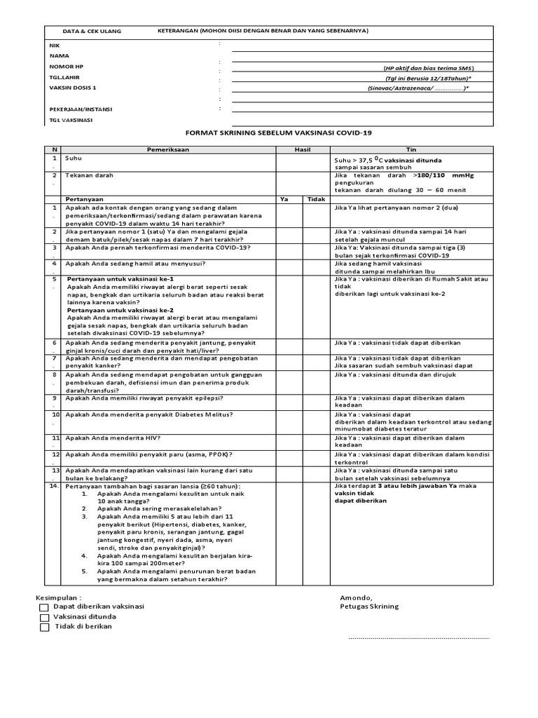 Format Screening | PDF