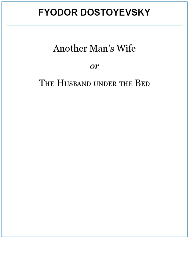 Another Mans Wife | PDF