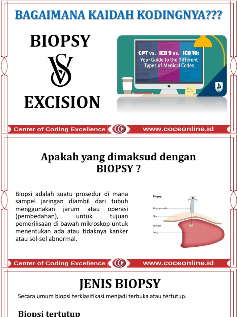 Perbedaan Biopsi dan Eksisi dalam Koding | PDF