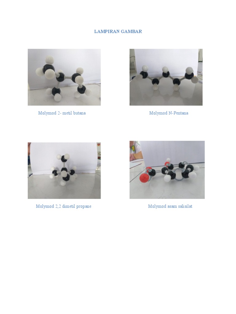 Lampiran Gambar Molymod | PDF | Memasak, Makanan, & Anggur | Sains ...