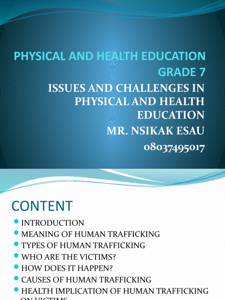 Grade 7 - PHE Slides (Week 5) | PDF | Human Trafficking | Poverty