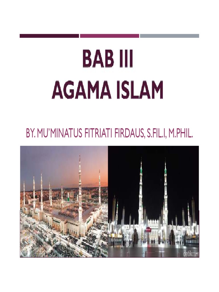 3 Agama Islam | PDF | Filsafat | Sains & Matematika