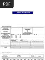 Dock Audit Check Sheet | PDF