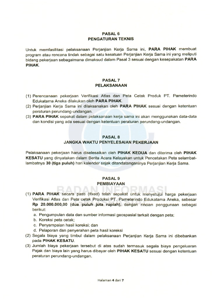 Contoh PKS-4 | PDF