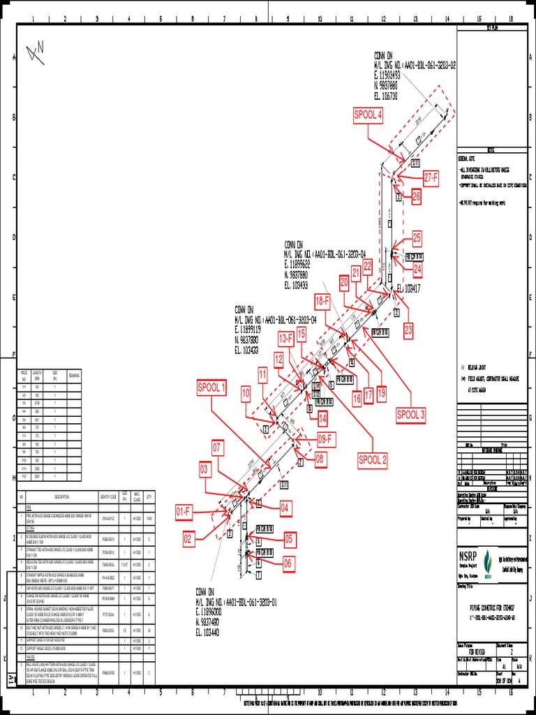 Dcsma931 Spool DWG | PDF | Mechanical Engineering | Plumbing