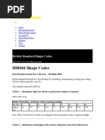 Reinforcement Shape Codes: Table of Minimum Dimensions | PDF | Teaching ...