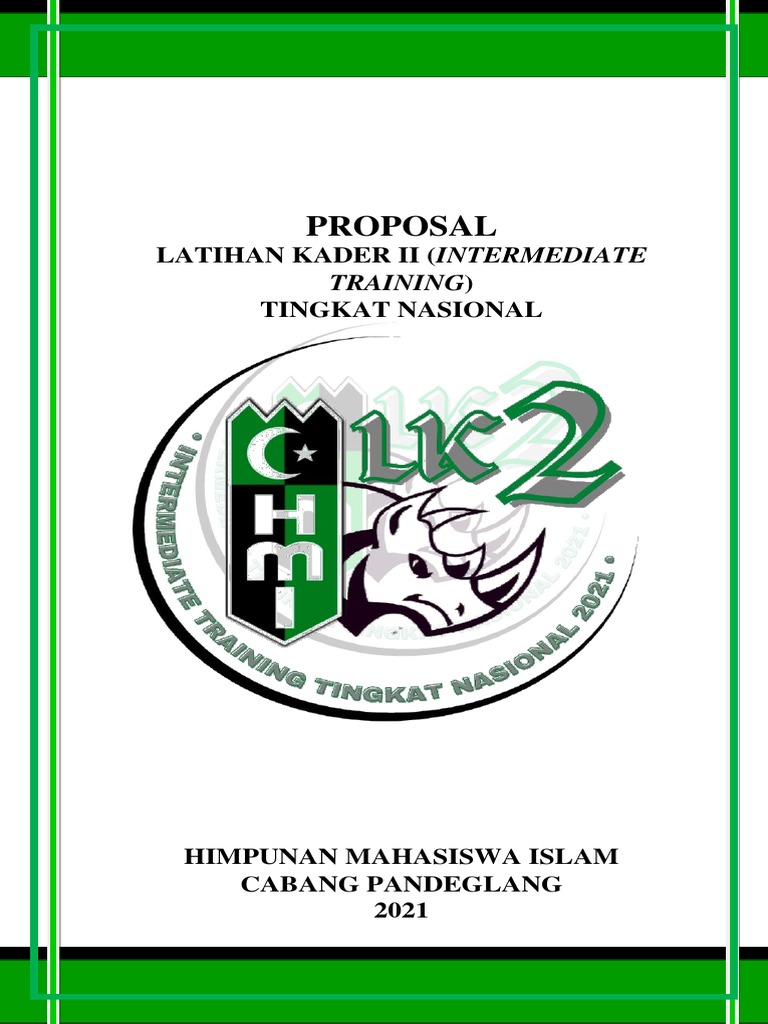 Proposal Intermediate Training Hmi Cabang Pandeglang-1 | PDF