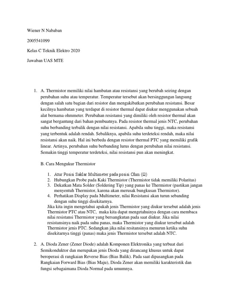 Wiener N Nababan - 2005541099 - Jawaban UAS MTE | PDF