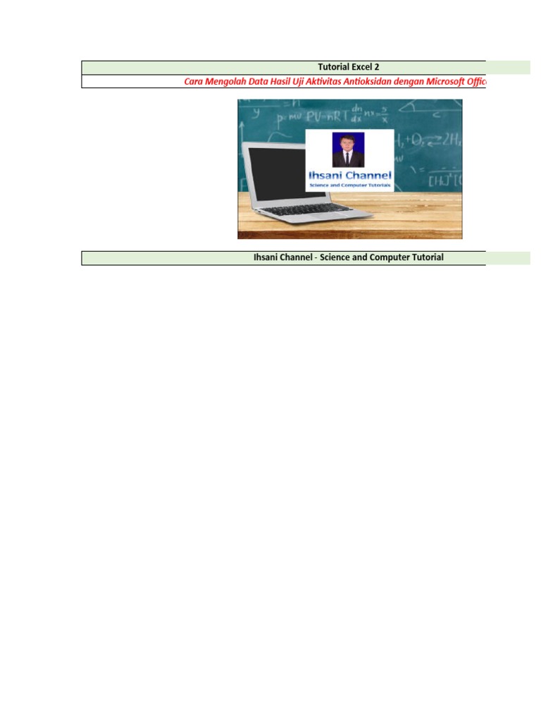 Menghitung IC50 Antioksidan di Excel | PDF | Komputasi | Ilmu Komputer
