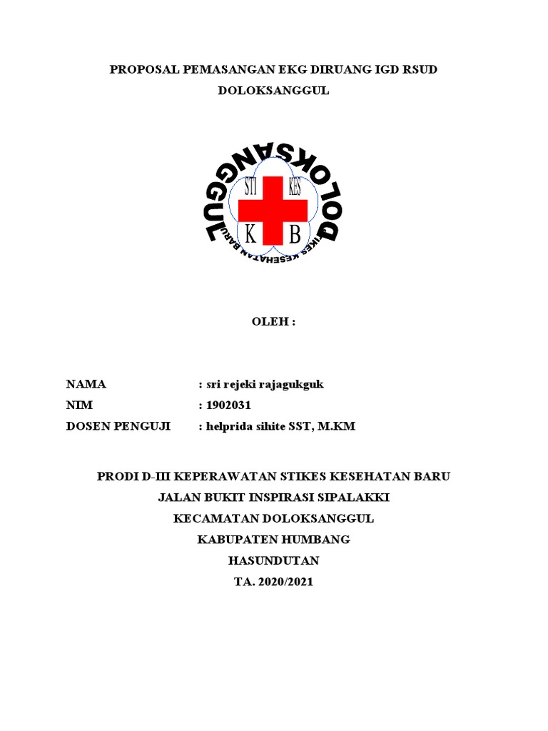 Proposal Pemasangan EKG IGD RSUD | PDF | Teknologi & Rekayasa