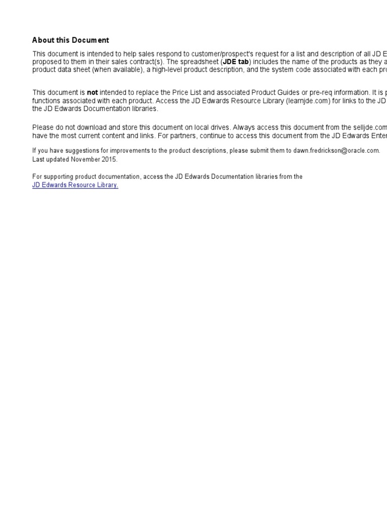 JDE Modules | PDF | Procurement | Inventory