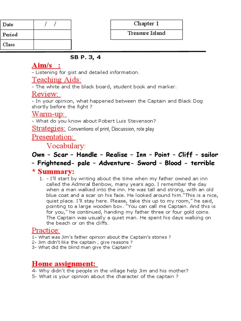 Chapter 1 - Treasure Island | PDF | Treasure Island