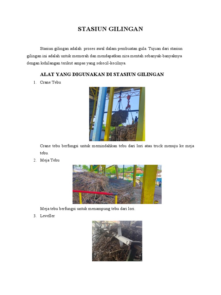 Stasiun Gilingan | PDF | Memasak, Makanan, & Anggur | Griya & Taman