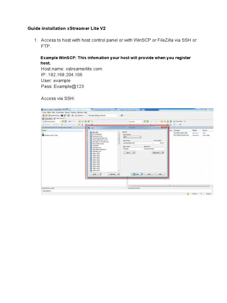 Installation Guide Xstreamer LiteV2 | PDF