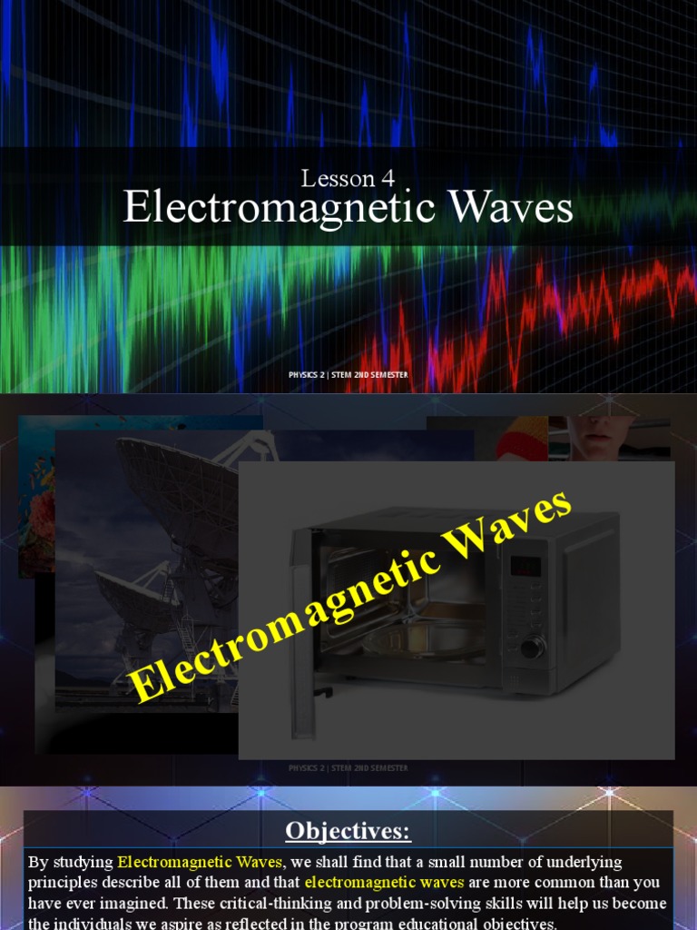 Maxwell's Electromagnetic Waves Overview | PDF | Electromagnetic ...