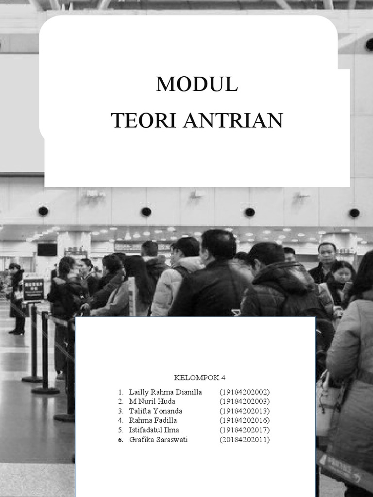 Teori Antrian: Model dan Karakteristik | PDF | Komputer | Teknologi ...