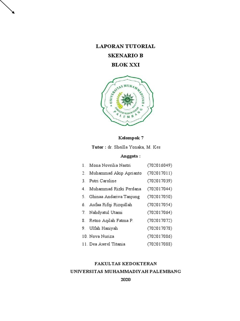 Tutorial 7 Blok 21 Skenario B | PDF | Kesehatan Holistik