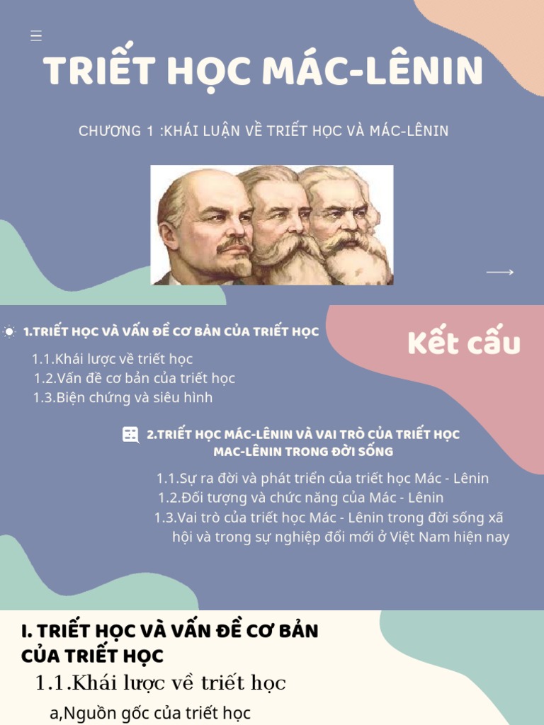 Triết Học Mác-lênin | PDF