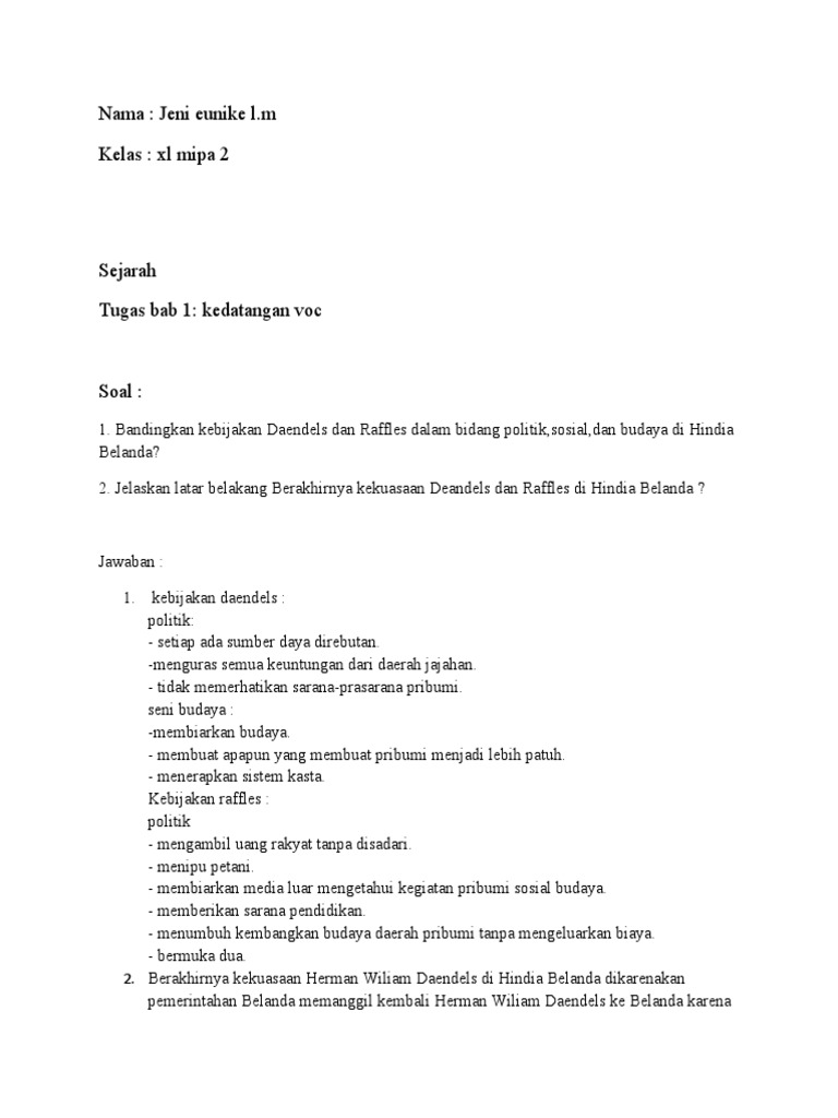 Daendels and Raffles | PDF