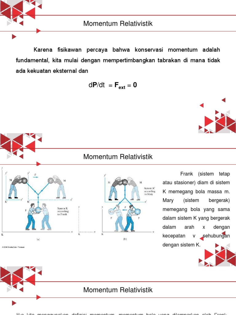Momentum dan Energi Relativistik | PDF