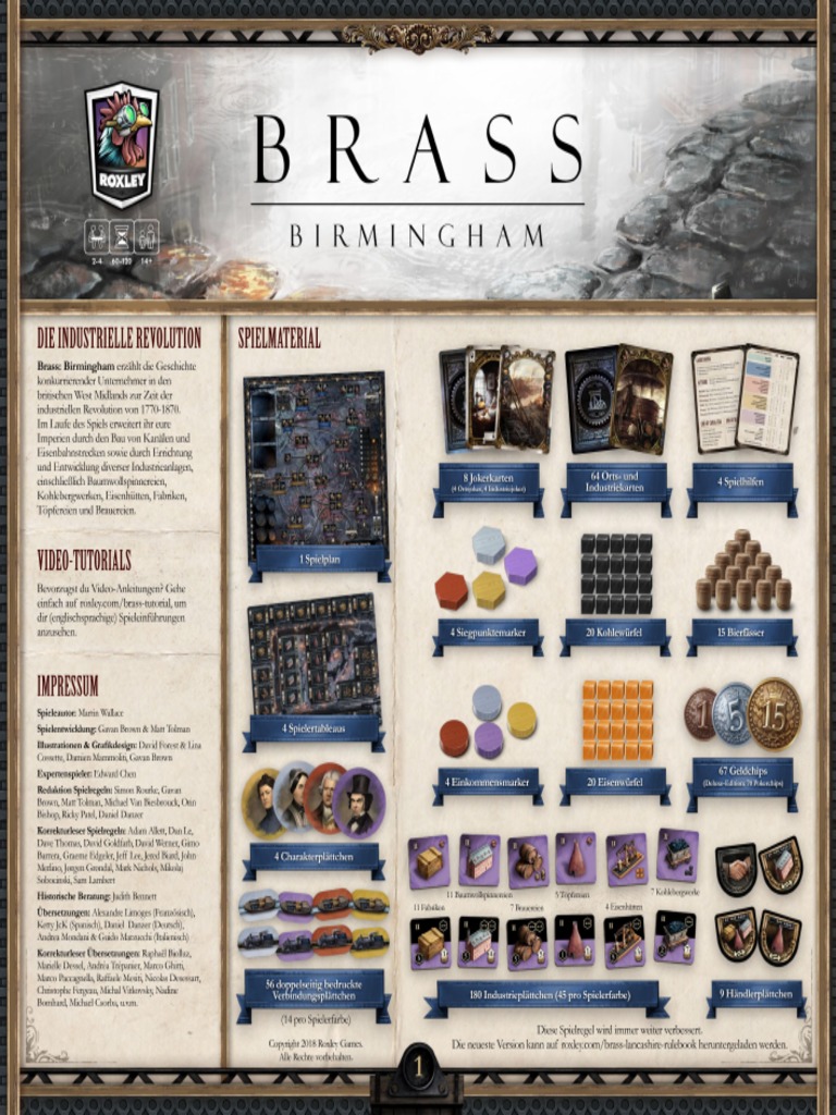 Brass-Birmingham-Rulebook-DE Single Pages Part1 | PDF