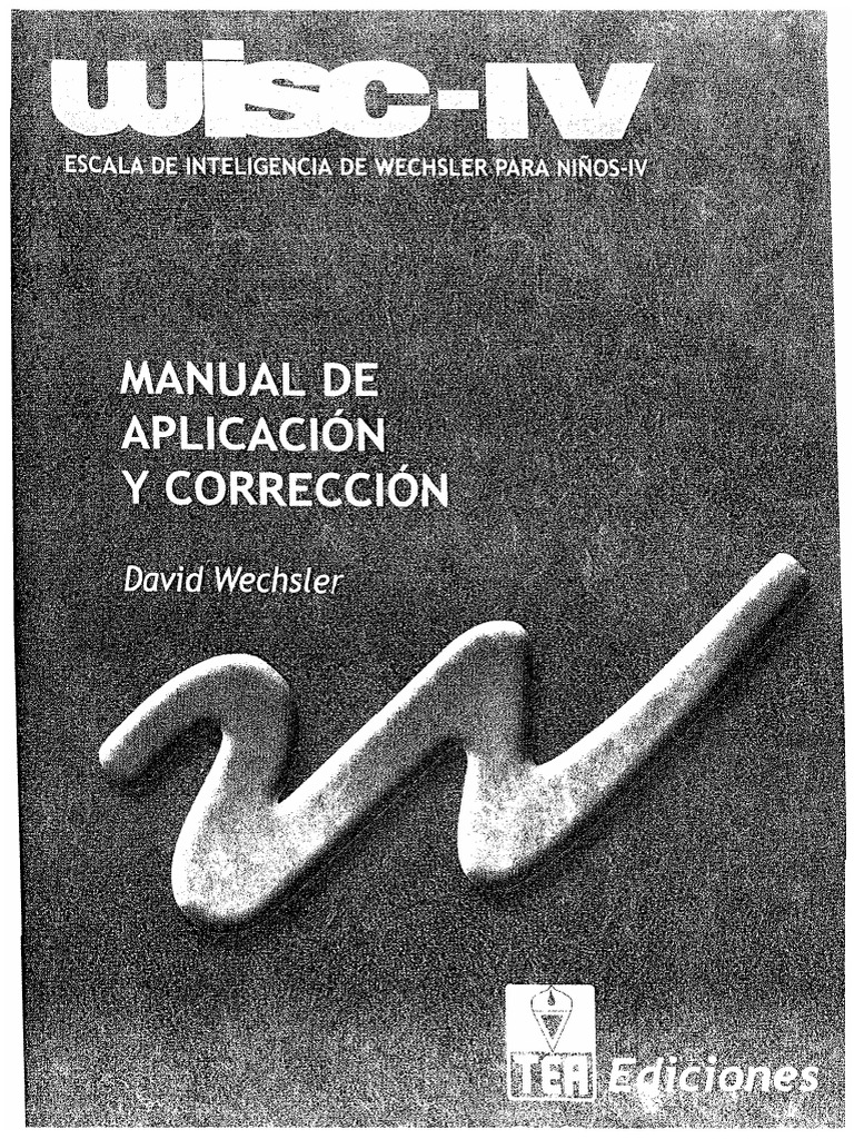 Manual Wisc IV | PDF