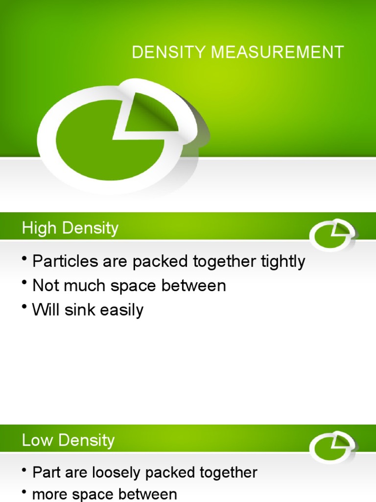 Density Measurement | PDF