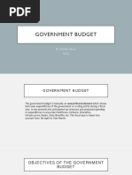Economics Project On Government Budget - Class 12 CBSE PDF | PDF