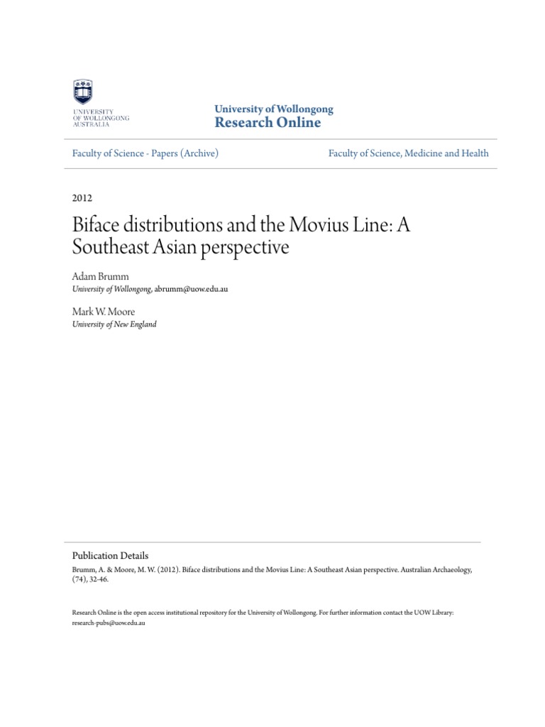 Movius Line | PDF | Stone Age | Archaeology