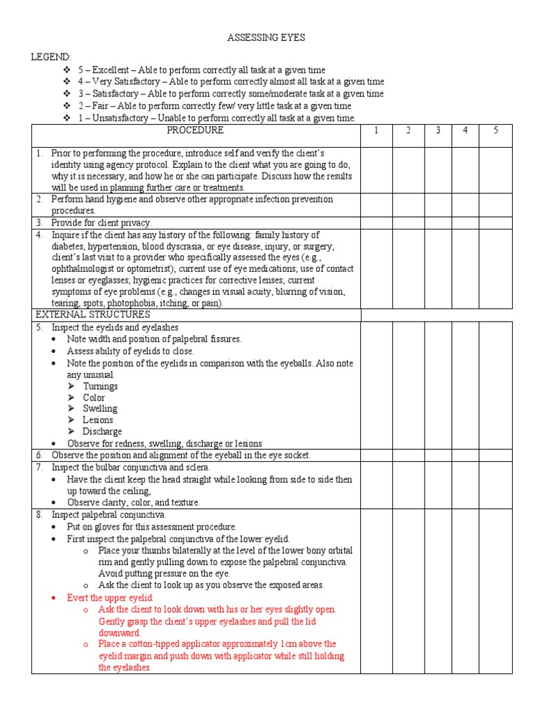 Assessing Eyes | PDF | Eye | Optics