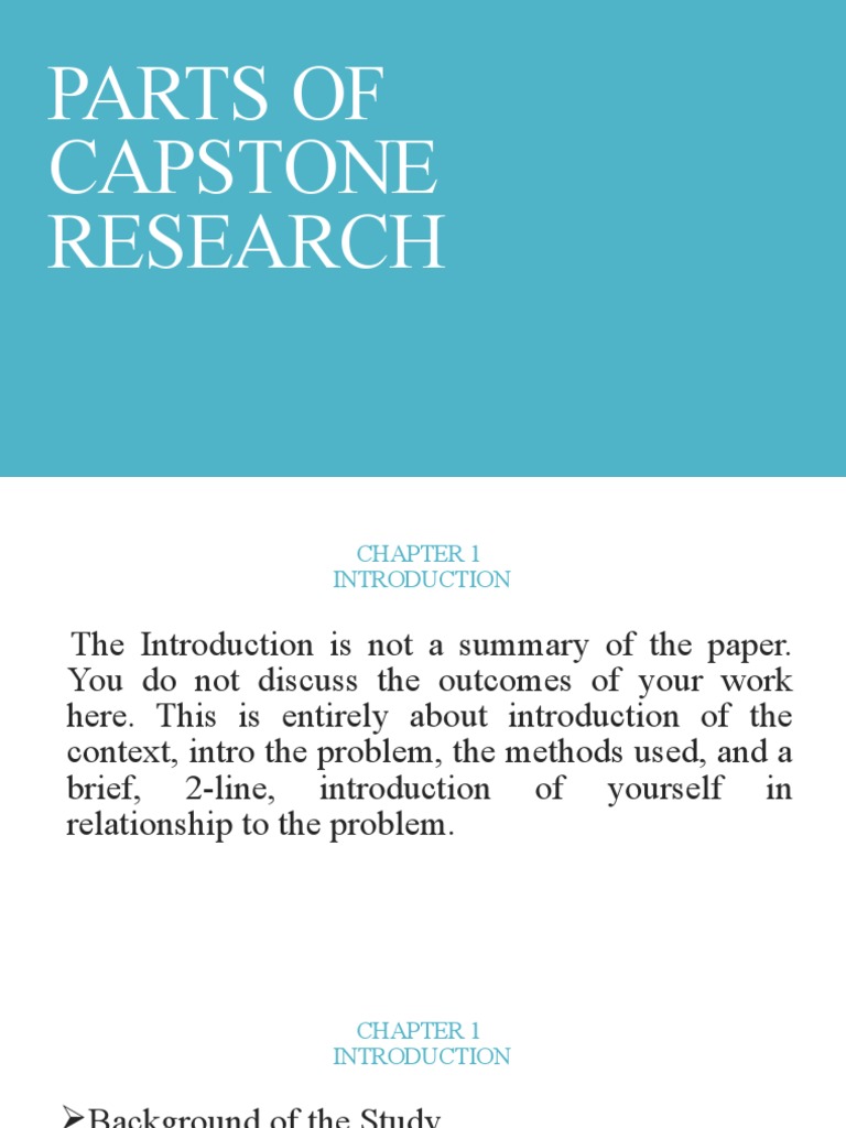 Parts of Capstone Research | PDF | Science | Cognition