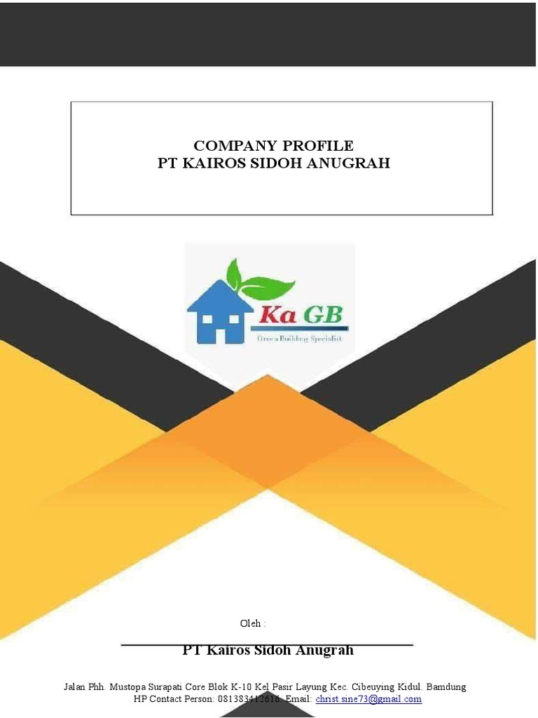 Profil Perusahaan PT Kairos Sidoh Anugrah | PDF | Komputer