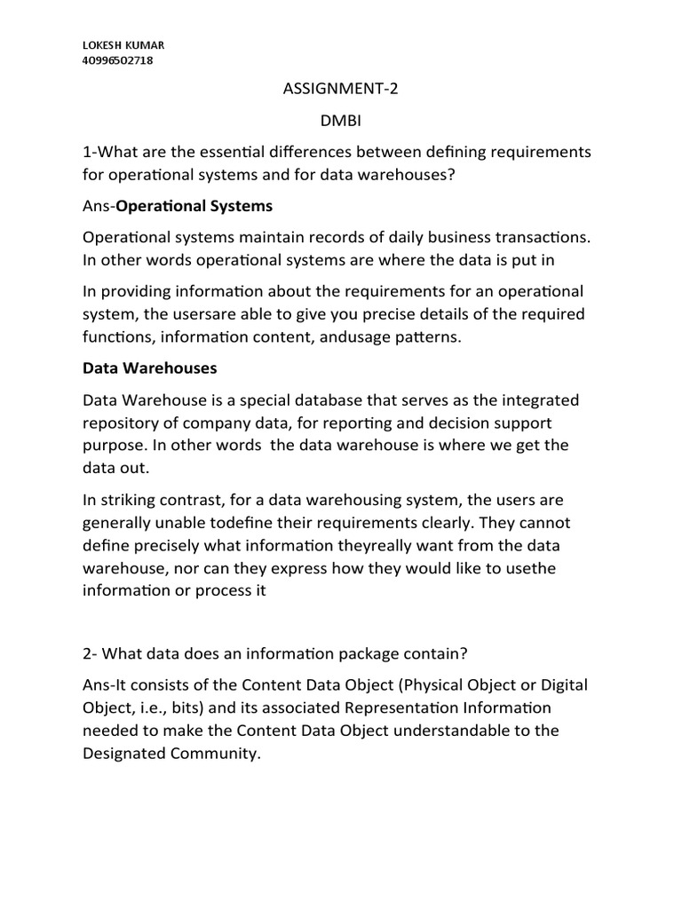 Assignment 2 | PDF | Computers