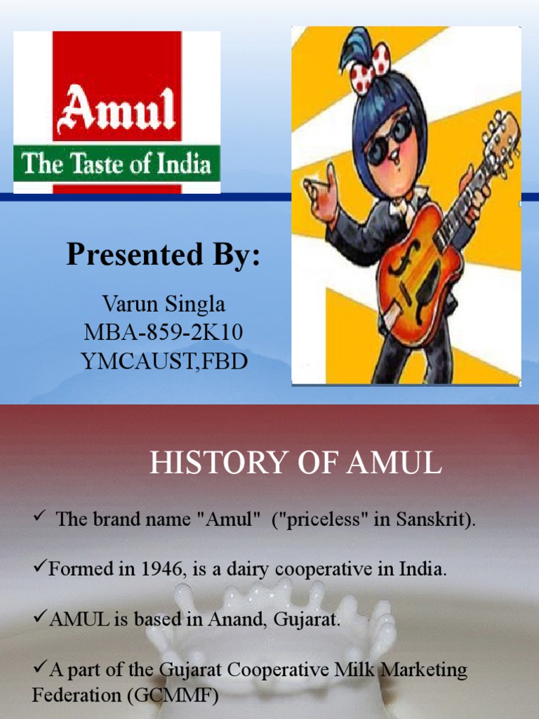 Presented By:: Varun Singla MBA-859-2K10 Ymcaust, FBD | PDF | Milk | Dairy