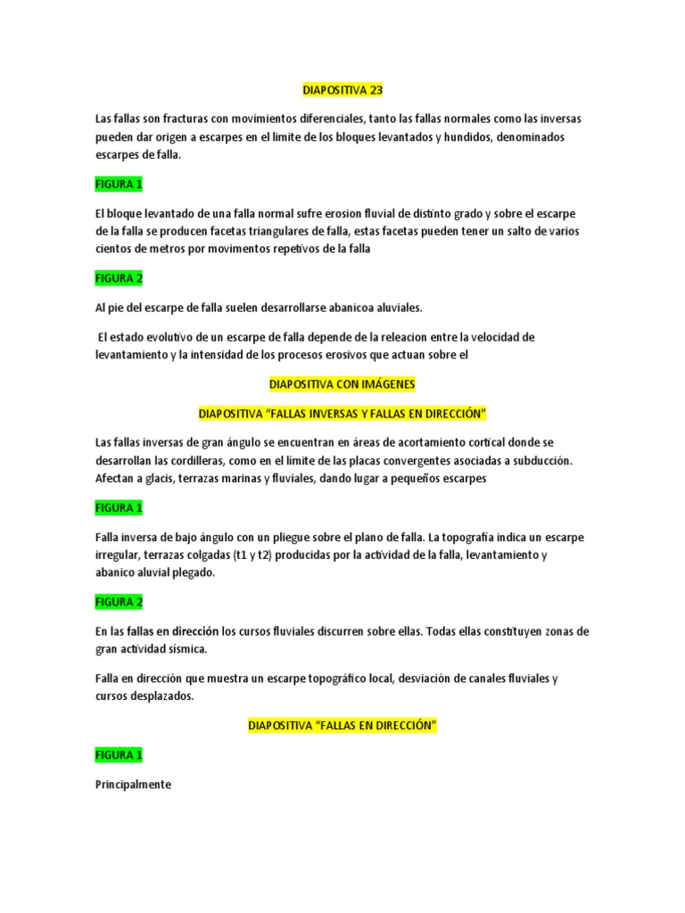 Exposición Geomorfo | PDF | Falla (geología) | Geología
