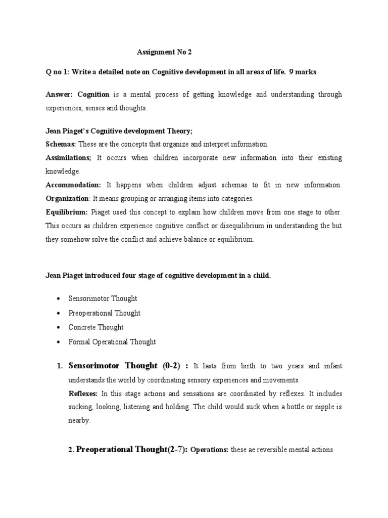 Jean Piaget | PDF | Cognitive Development | Thought