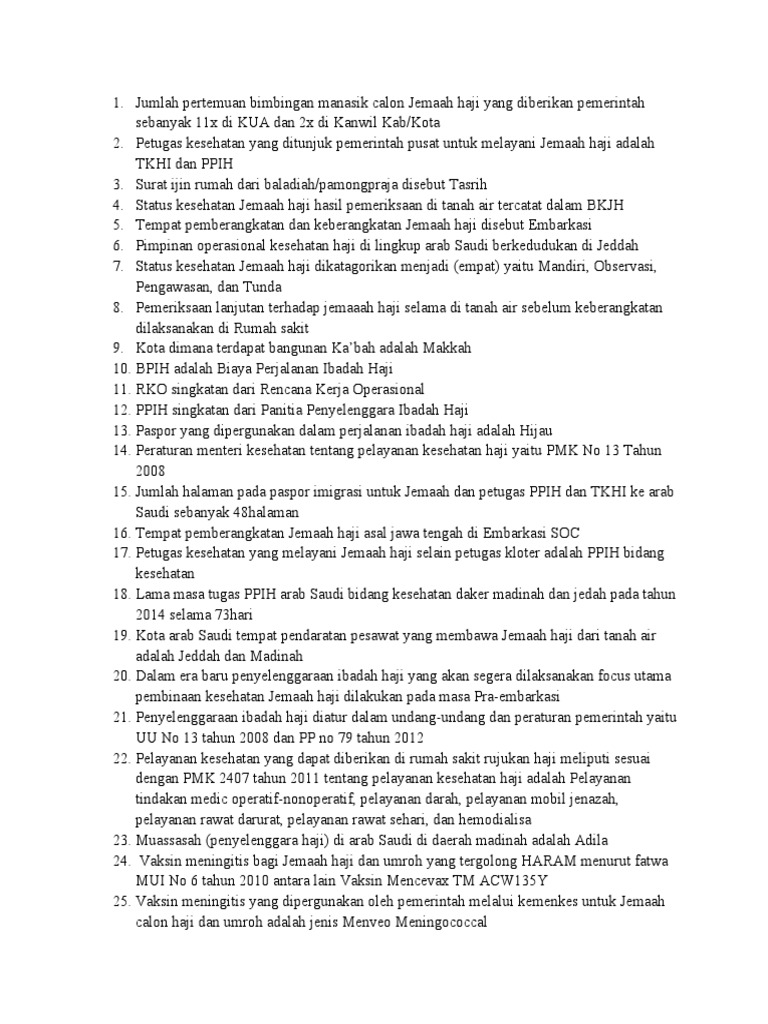 Soal Latihan Ppih | PDF