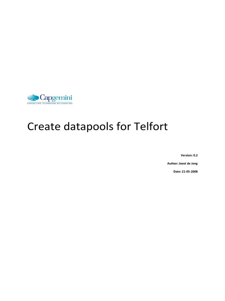 Creating Datapools | PDF | Microsoft Excel | Information Technology ...