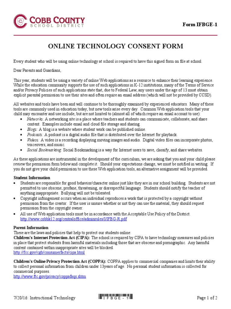 Online Consent Form | PDF | Computing | Cyberspace