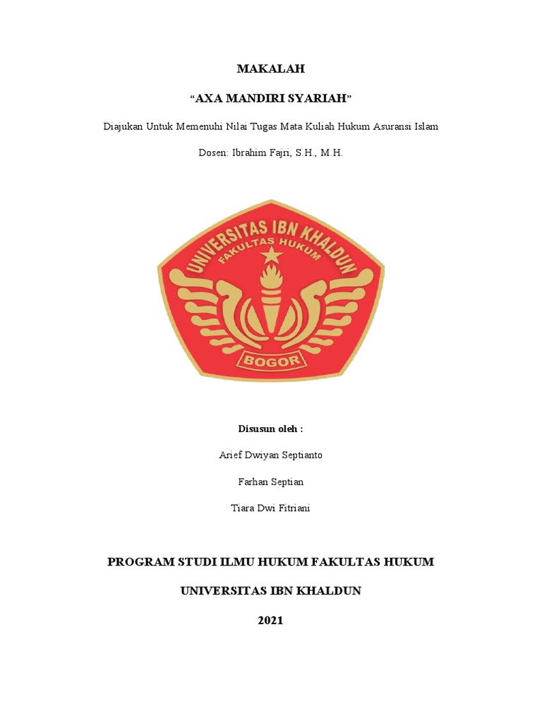 Menutup Polis AXA Mandiri Syariah | PDF