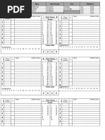 Volleyball Scoresheet | PDF