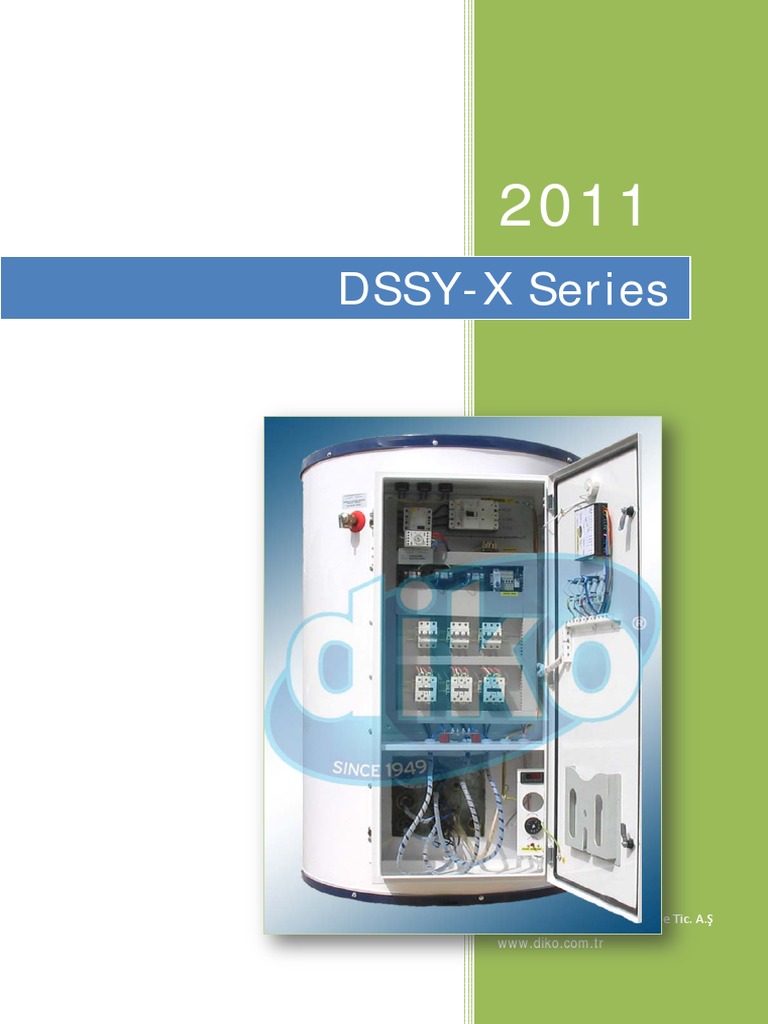 DSSY-X Series: Diko Elektrikli Cihazlar San. Ve Tic. A.Ş | PDF ...