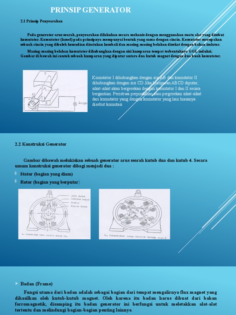 Prinsip Generator | PDF