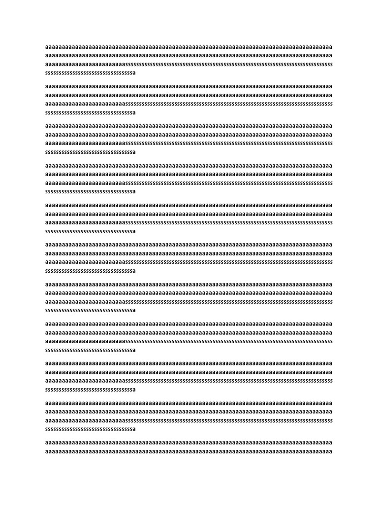 Massive document with repeating text | PDF