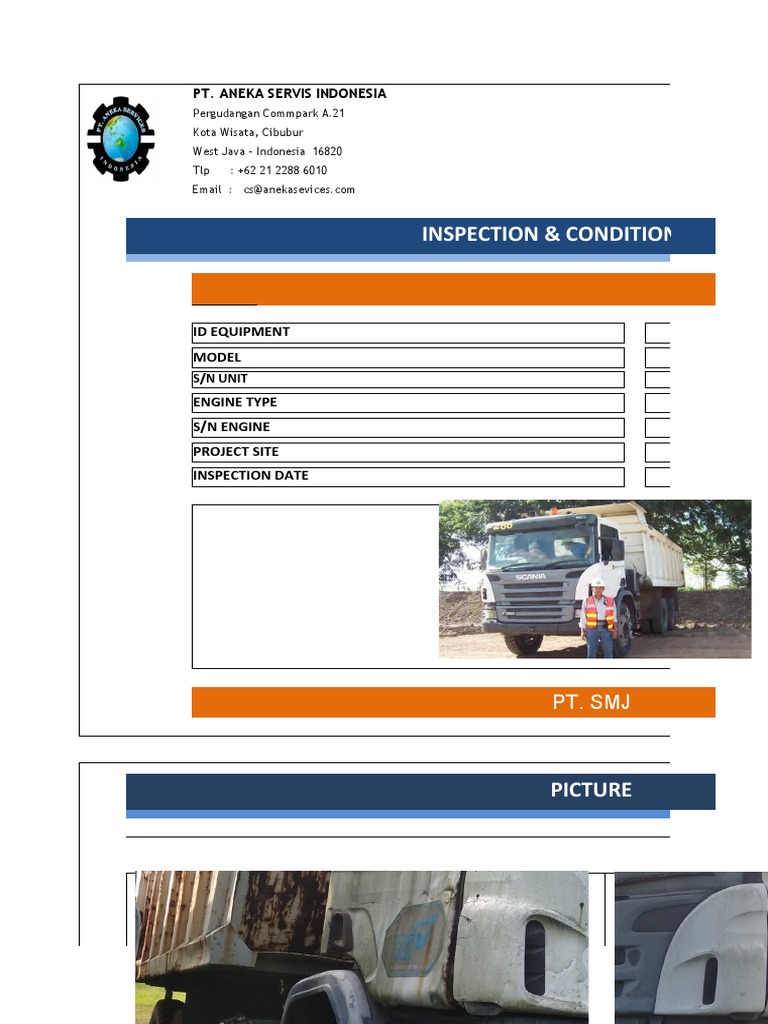Inspection DT Scania 21633 | PDF | Transmission (Mechanics) | Horsepower