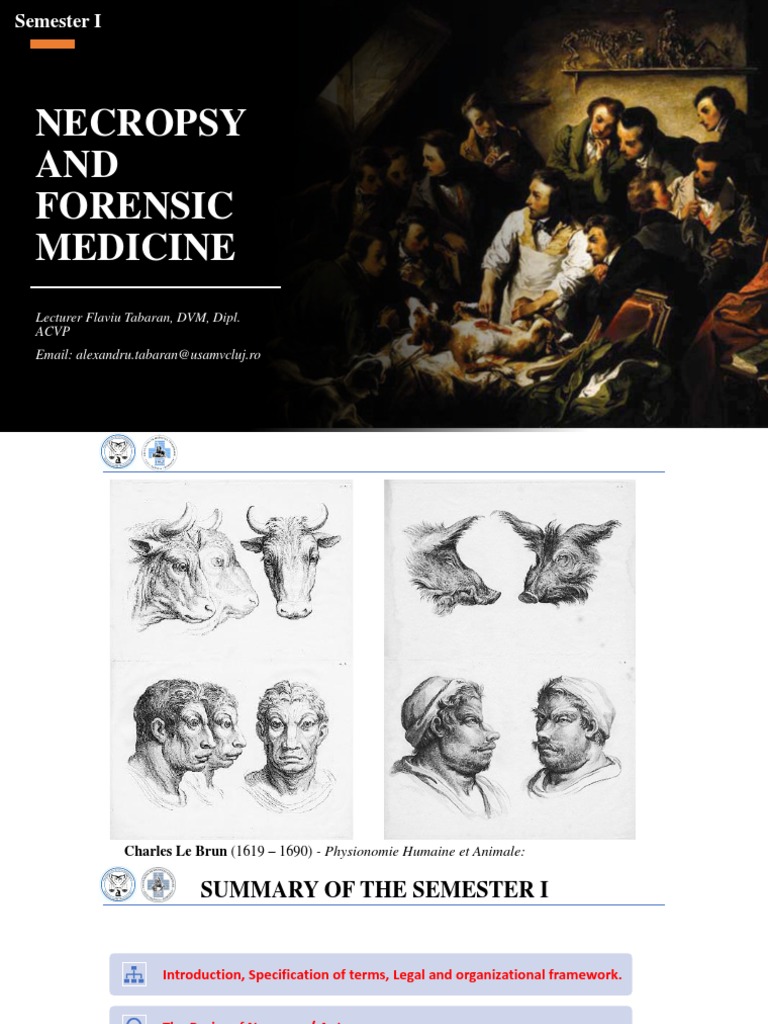 Curs Necropsie (1-5) | PDF | Decomposition | Autopsy