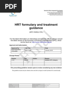 AMS Guide To Equivalent HRT Doses | PDF | Endocrinology | Sexual Anatomy