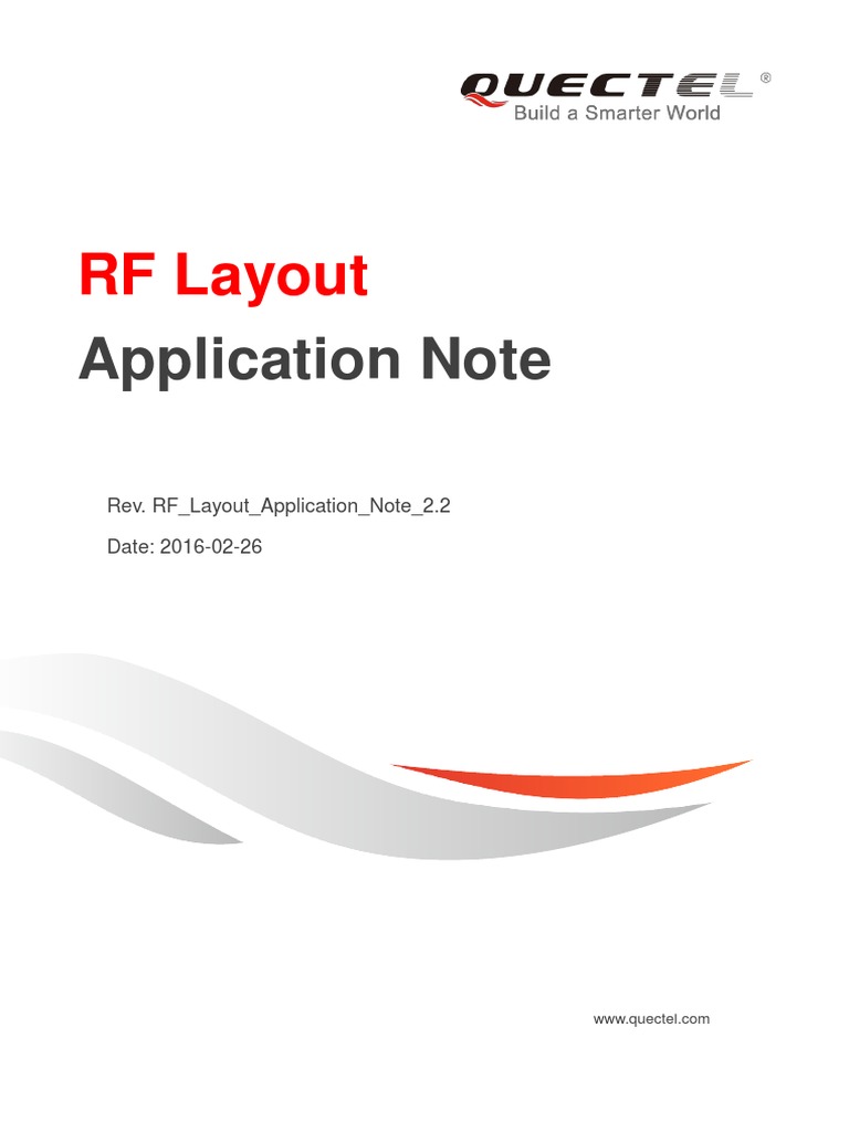 Quectel RF Layout Application Note | PDF | Printed Circuit Board ...