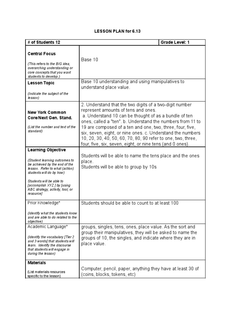 Lesson Plan 6 | PDF | Educational Assessment | Communication