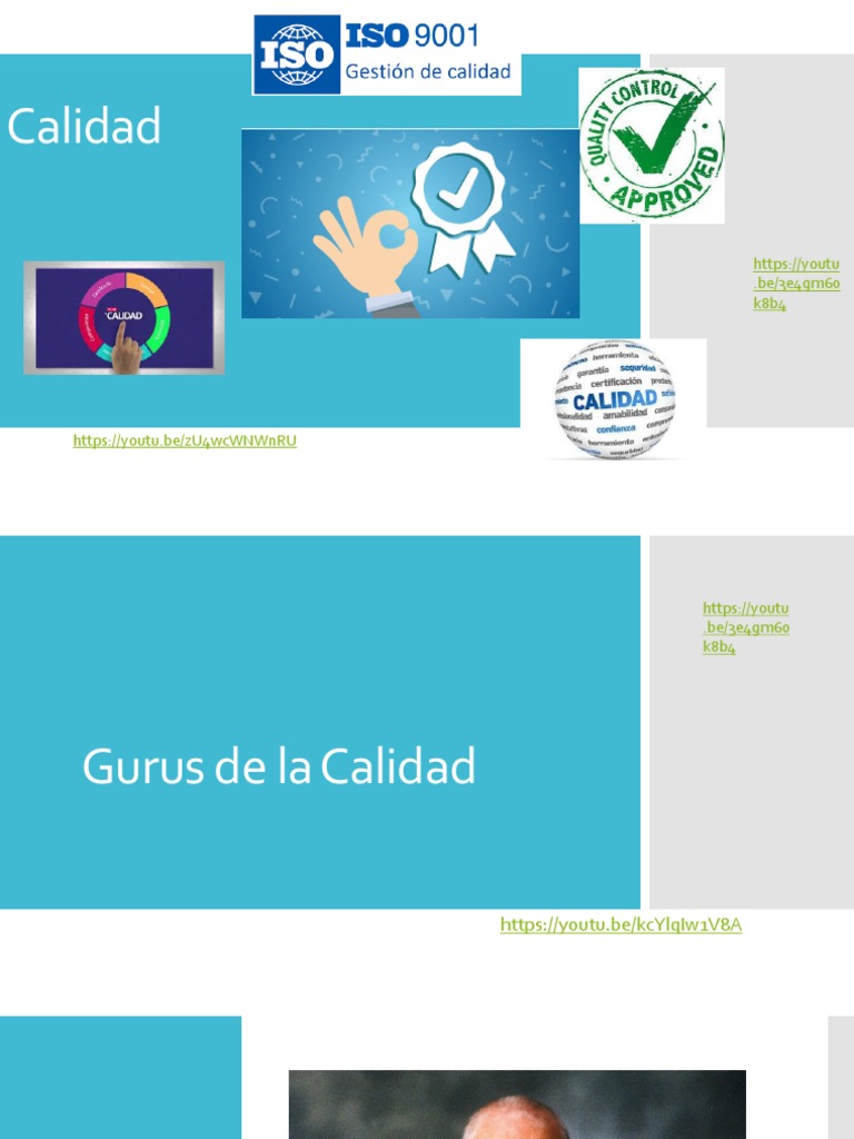 Cap 1 - Gurus de La Calidad | PDF | Calidad (comercial) | Estadísticas